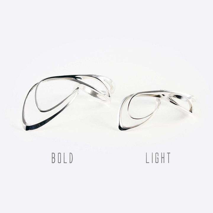 Mobius Ring - Elegant Single Line Design in Silver & Gold Vermeil ...